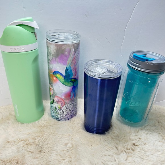 owala | Dining | Owala Tumbler 3 Mugs Set Water Bottle Insulated Travel ...